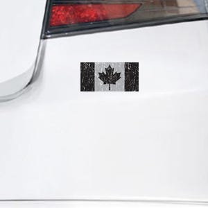 2 Pcs Canadian Flag Sticker Vinyl Decal Subdued Flag Sticker Maple Leaf ...
