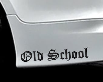 Old School Car Sticker Euro DUB Laptop Decal Classic Retro - Etsy