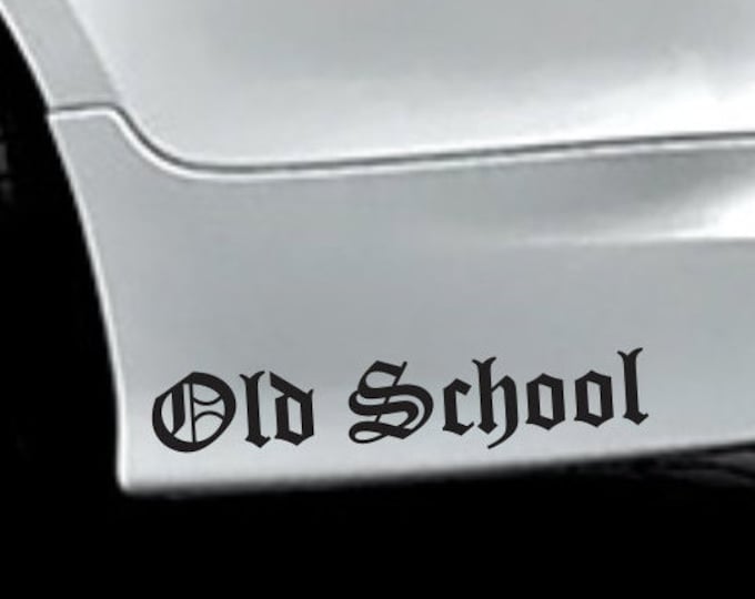 Old School, Window, Car Truck JDM Sticker Decal Colors & Sizes - Etsy