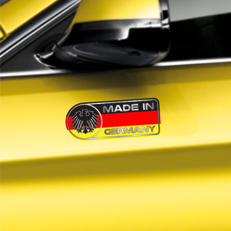 Made in Germany Car Sticker Set Vinyl Decal German Flag | Etsy