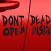 Don't Open Dead Inside Door Sticker Vinyl Decal Zombie Sticker for ...