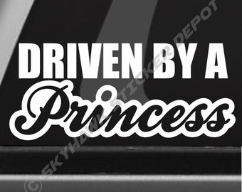Lady Driven Decal - Etsy
