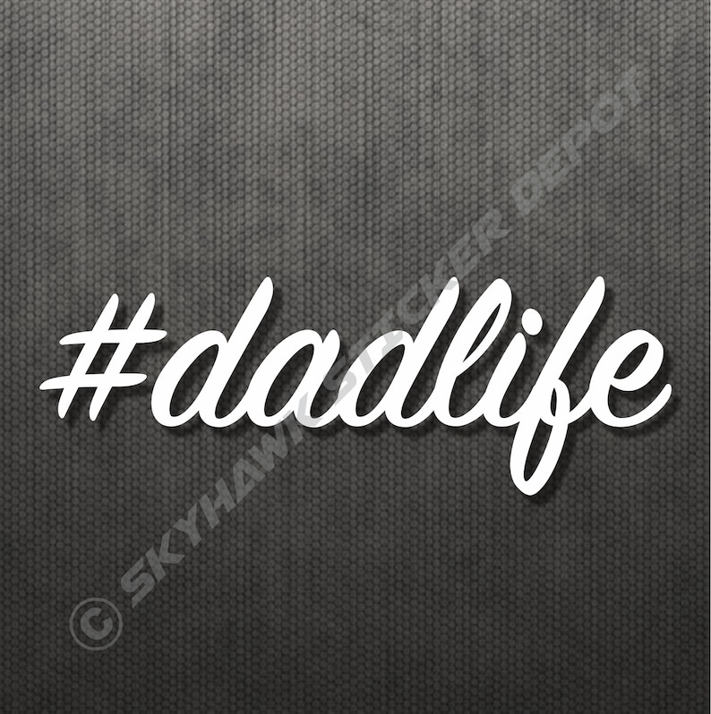 Dad Life Bumper Sticker Vinyl Decal dadlife Father's Day - Etsy