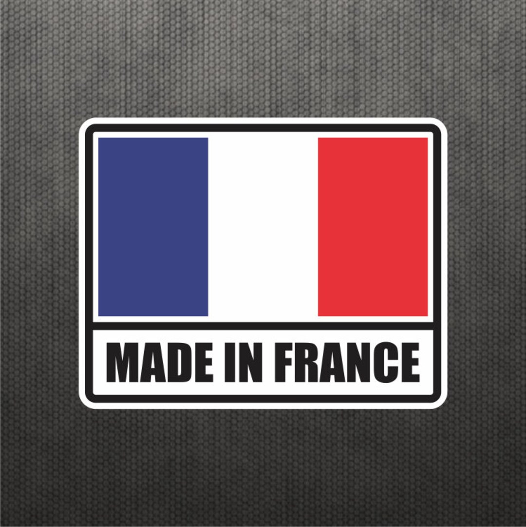 Made in France Sticker Vinyl Decal French Flag Sticker Decal Car Truck ...