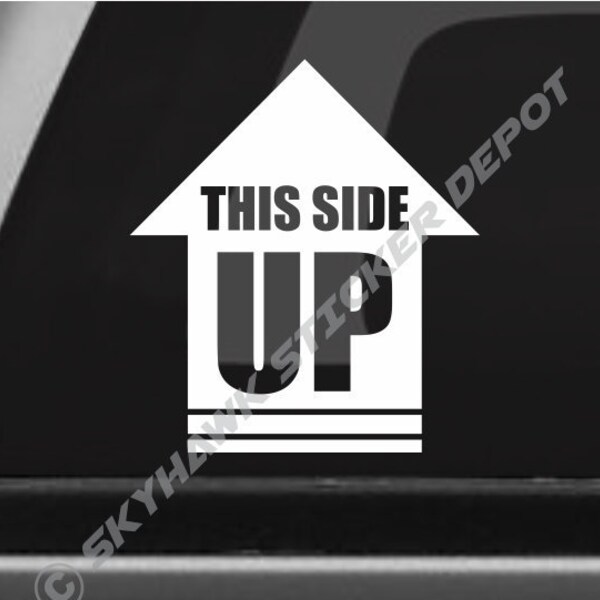 This Side up Sticker - Etsy