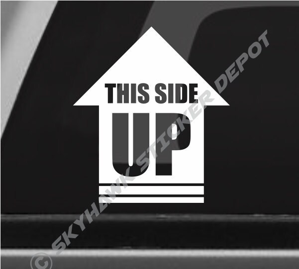 This Side up Funny Bumper Sticker Vinyl Decal Rock Crawler - Etsy Canada