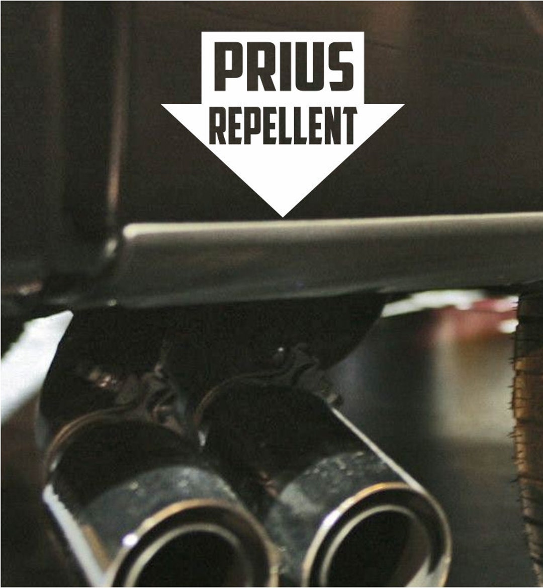 Prius Repellent Funny Bumper Sticker Parody Vinyl Decal JDM Dope Euro ...
