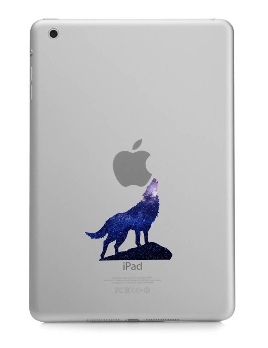 Cosmic Howling Wolf Keyboard, Keypad Vinyl Decal Sticker Skin Track Bar ...
