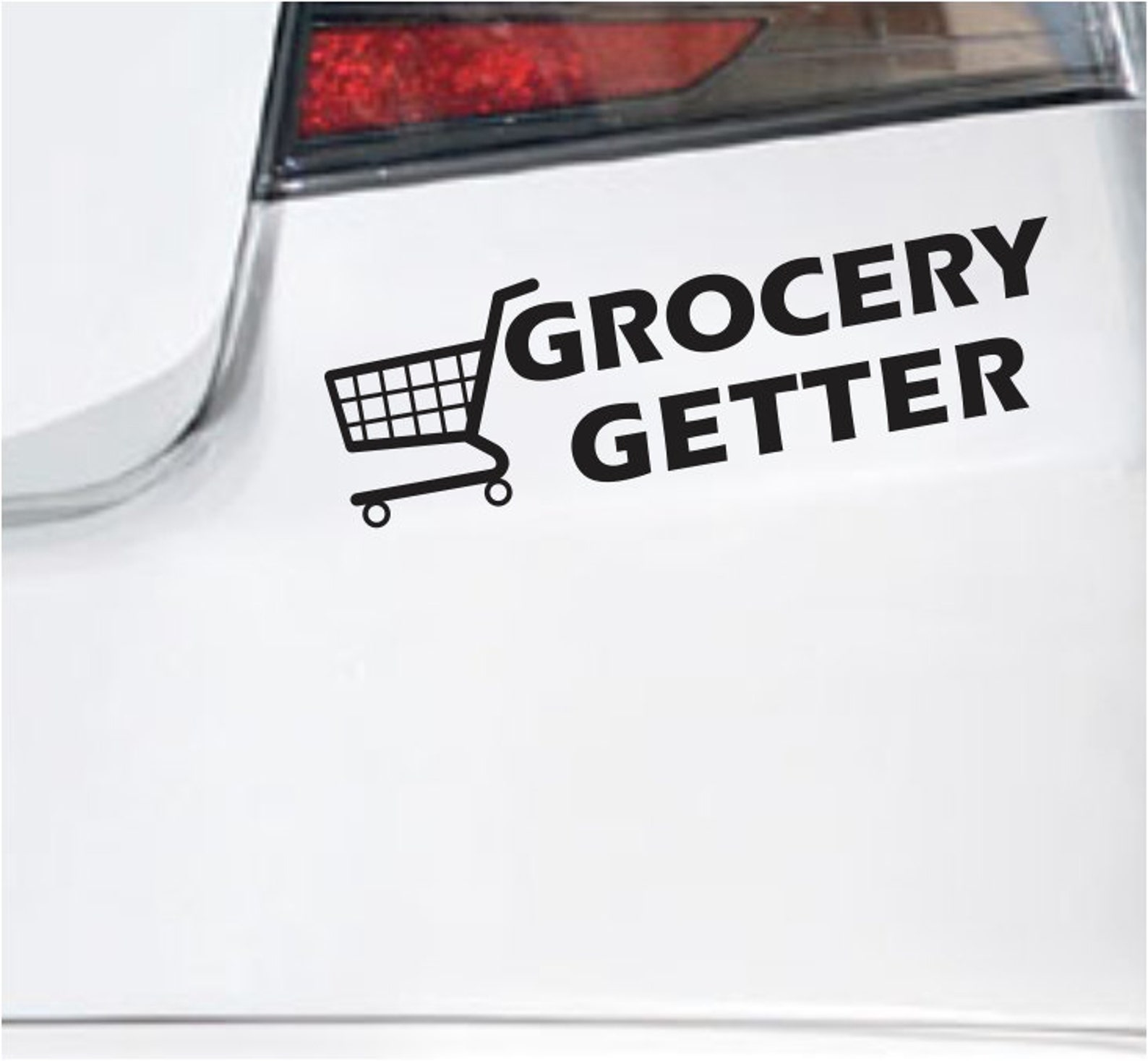 Grocery Getter Bumper Sticker Vinyl Decal Car Truck Van SUV Window ...