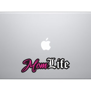 Mom Life Sticker Vinyl Decal #momlife Bumper Sticker Mother's Day Car ...