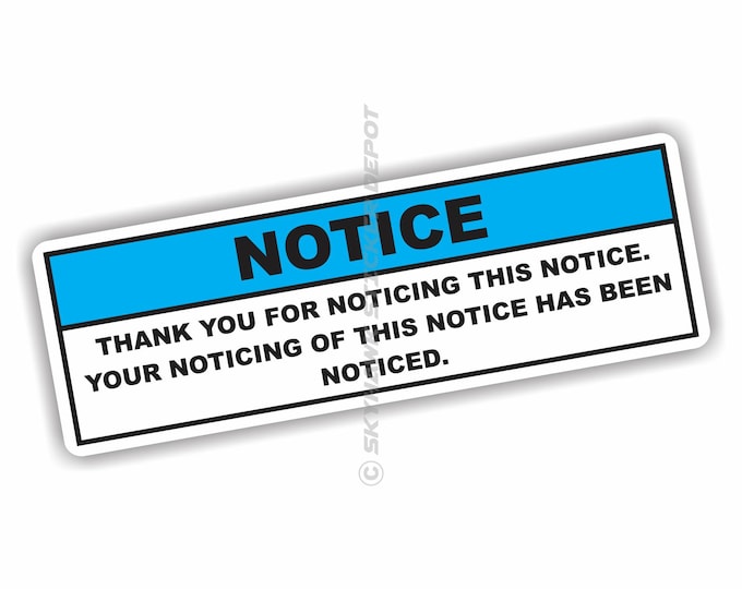 Sound System Warning Funny Sticker Vinyl Decal Dashboard Visor Sticker ...
