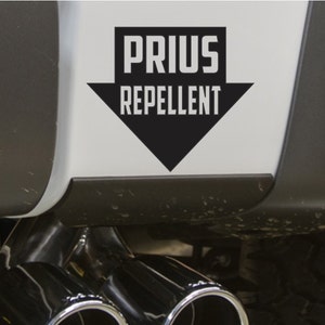 Prius Repellent Funny Bumper Sticker Parody Vinyl Decal JDM Dope Euro ...