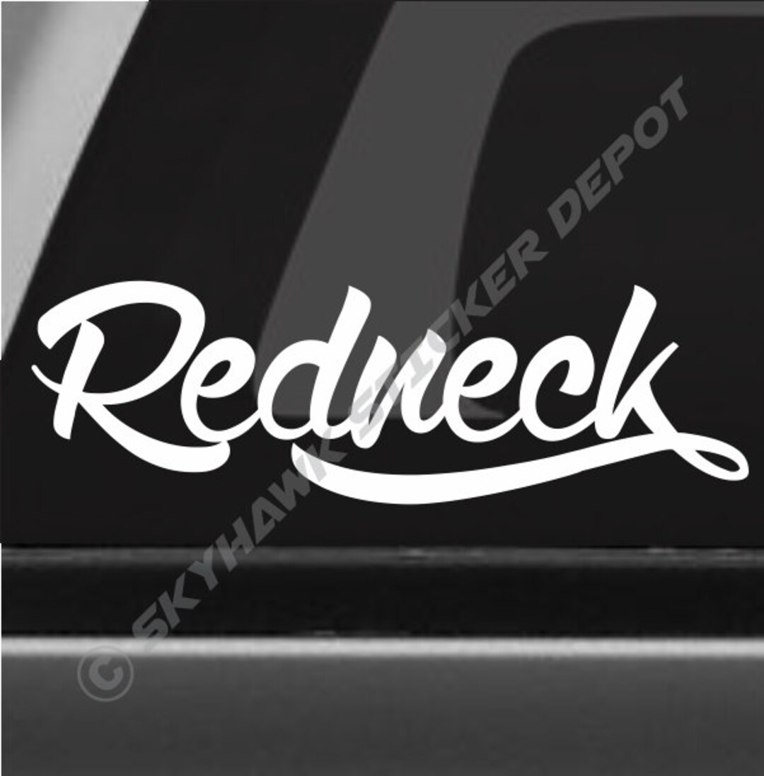 Redneck Sticker Vinyl Decal Funny Bumper Sticker Coal Roller Truck Car ...