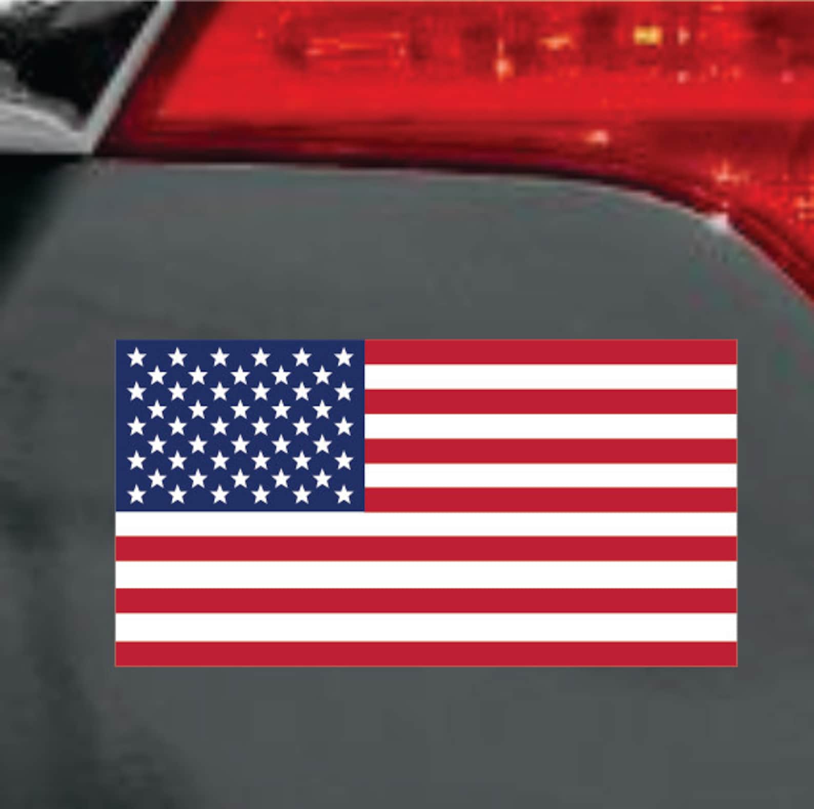 4 United States Flag Sticker Vinyl Decal American Flag | Etsy