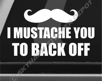 I Mustache You - Etsy