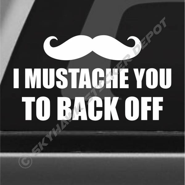 I Mustache You - Etsy