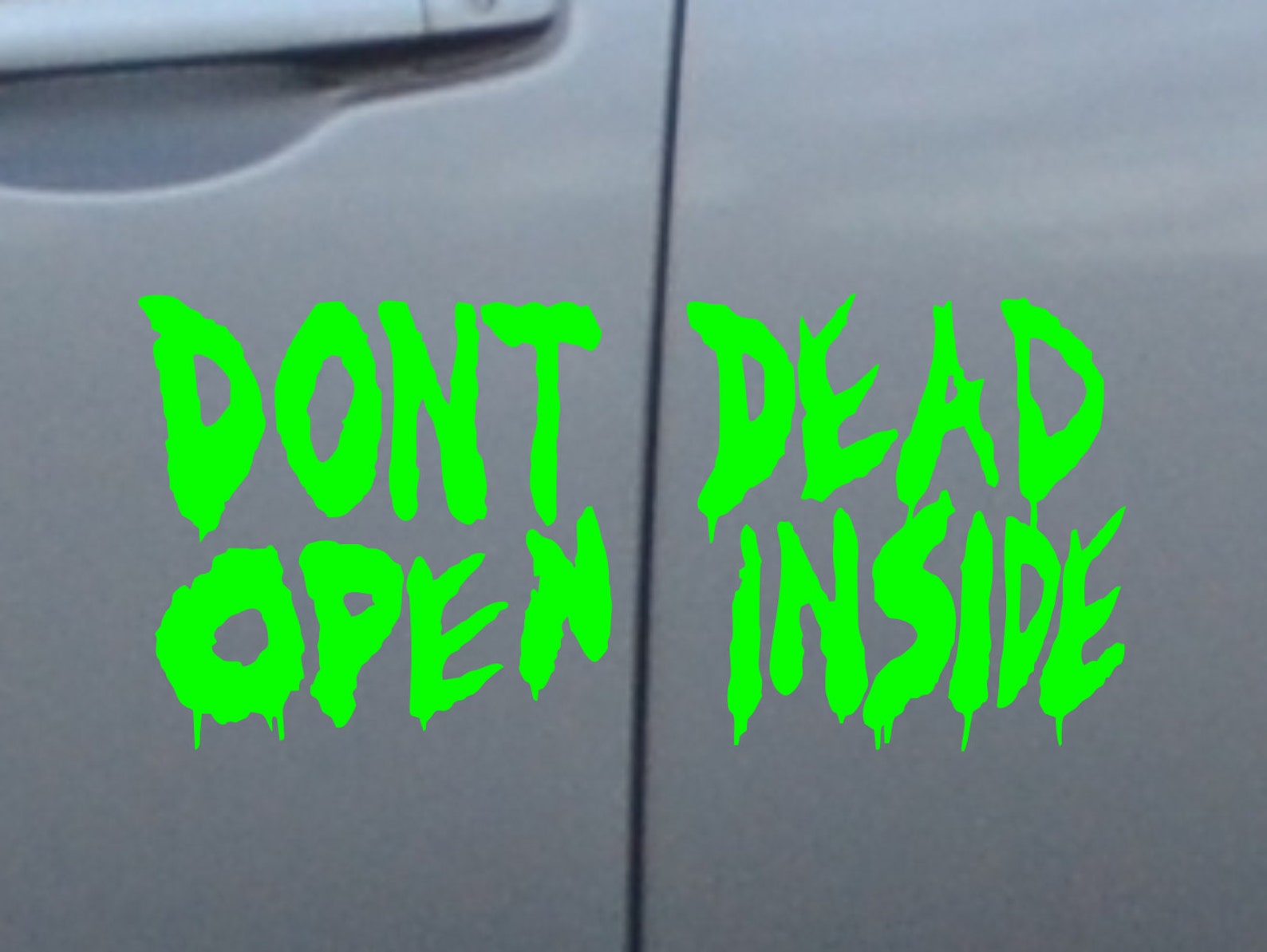 Don't Open Dead Inside Door Sticker Vinyl Decal Zombie - Etsy Canada