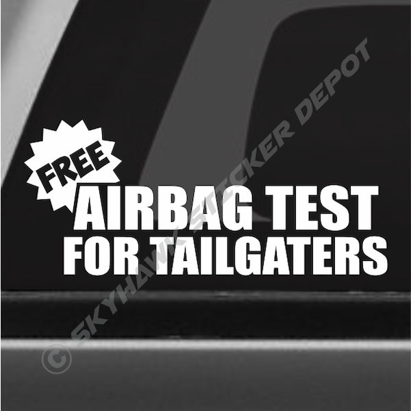 Funny Tailgating Sticker - Etsy