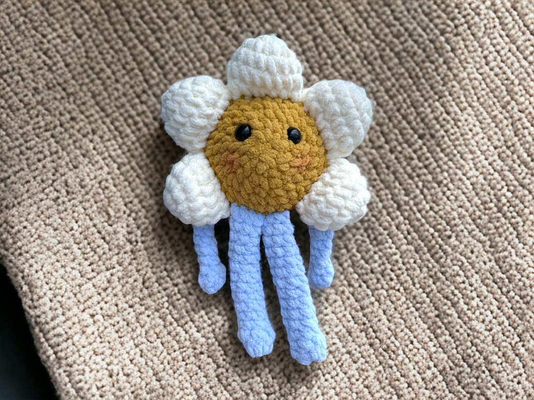 Groovy Crochet Flower Plush - Etsy