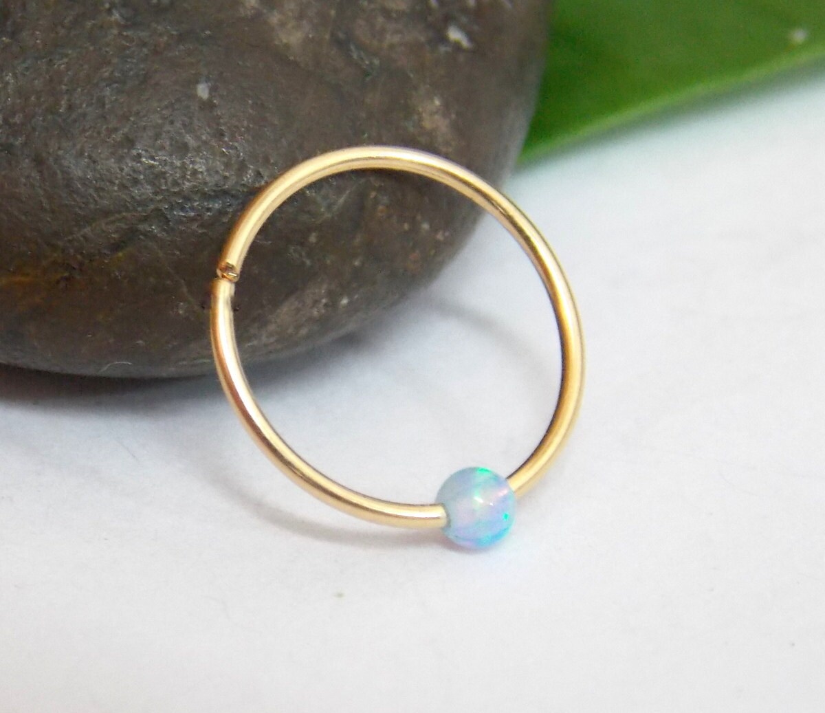 Thin Helix Earring Cartilage Earring Tragus Piercing - Etsy
