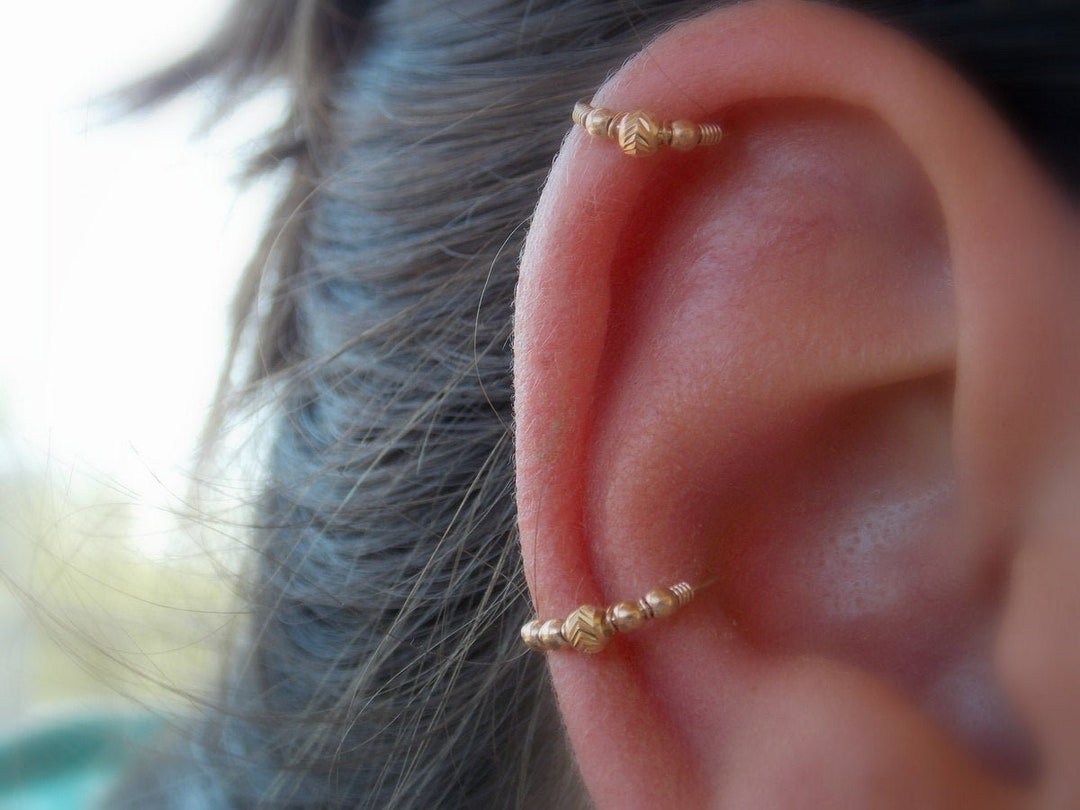 Gold Filled Conch Piercing Hoop - Etsy