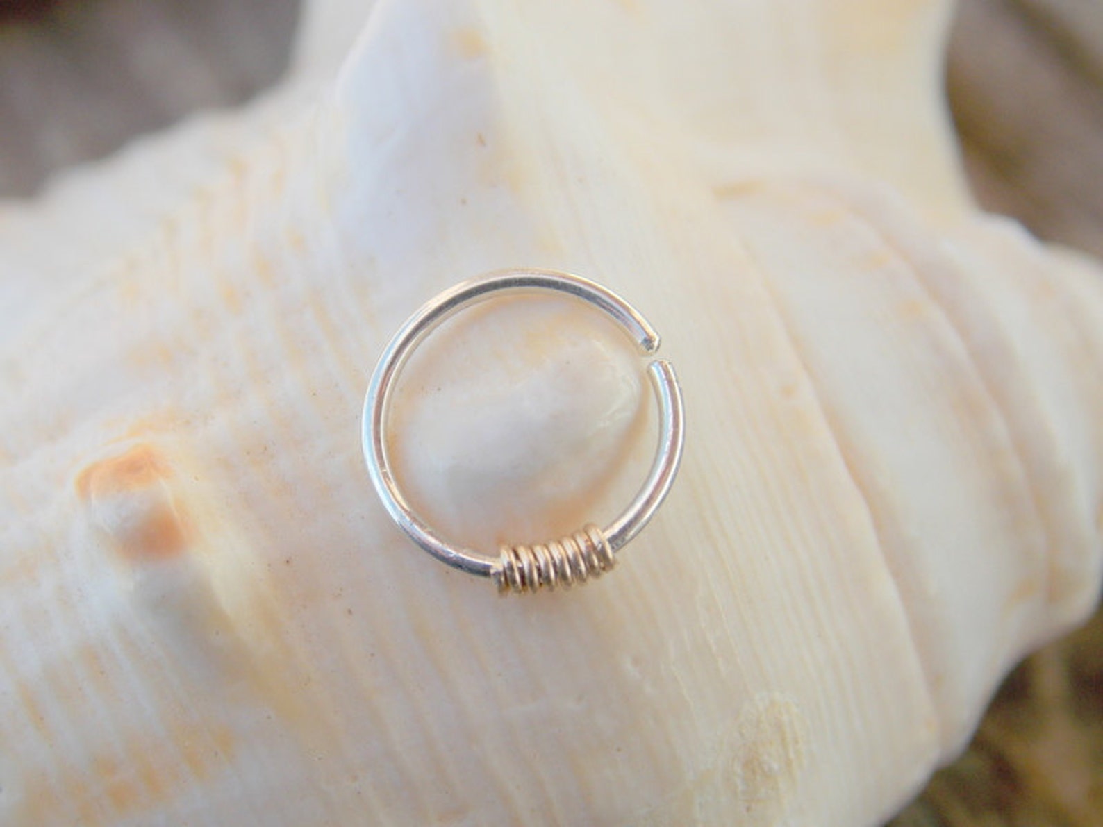 Small Gold Nose Hoop , 14k Gold Filled 22 -18 Gauge Nose Ring ,gold ...
