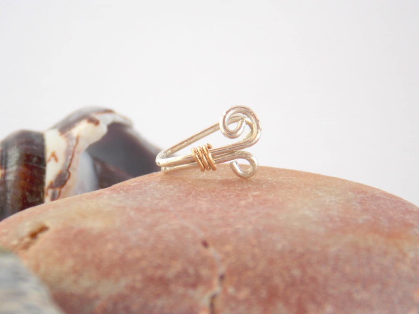 Sterling Silver Ear Cuff, Tragus Ear Cuff, No Pierce Earrings, Ear Wrap ...