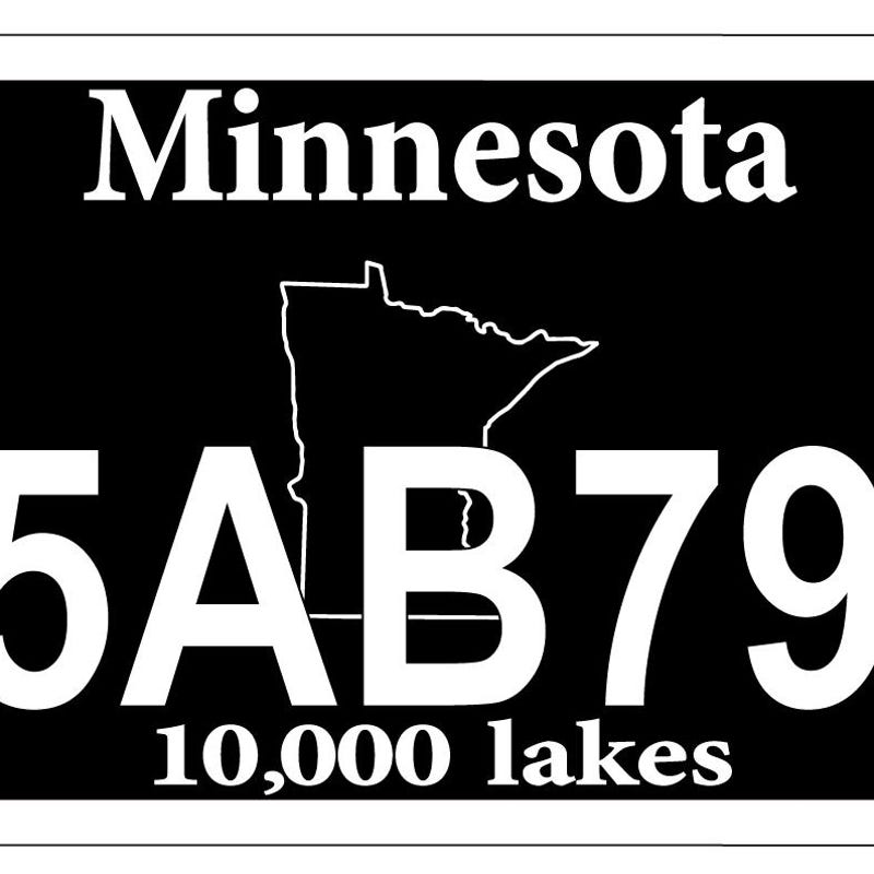 New Minnesota Plates - Etsy