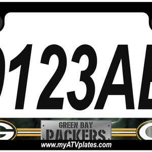 Green Bay Packers Custom ATV/UTV License Plate NFL ****free Shipping ...