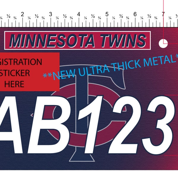 Twins License Plate - Etsy