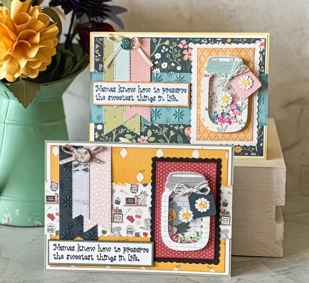 Mason Jar Mother's Day Card, Shaker Mother's Day Card, Mother's Day ...