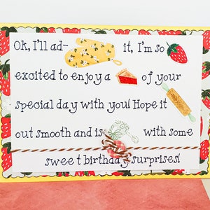 Baking Birthday Card, Kitchen Birthday Card, Cooking Birthday Card ...