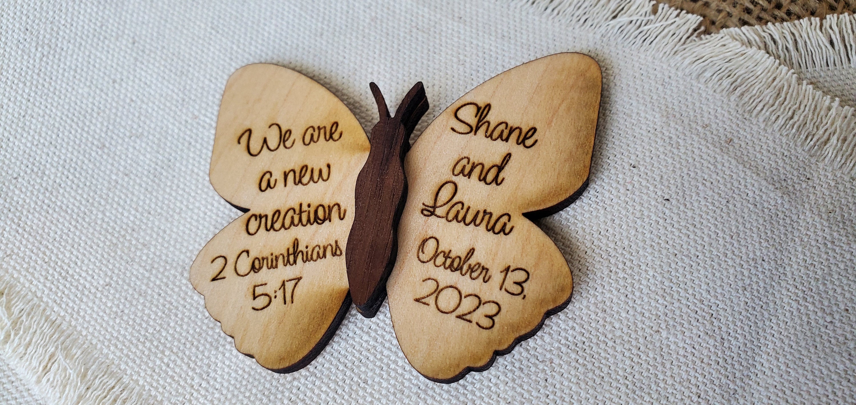 Butterfly Magnet Wedding Favors, Butterfly Wedding Gifts, Personalized ...