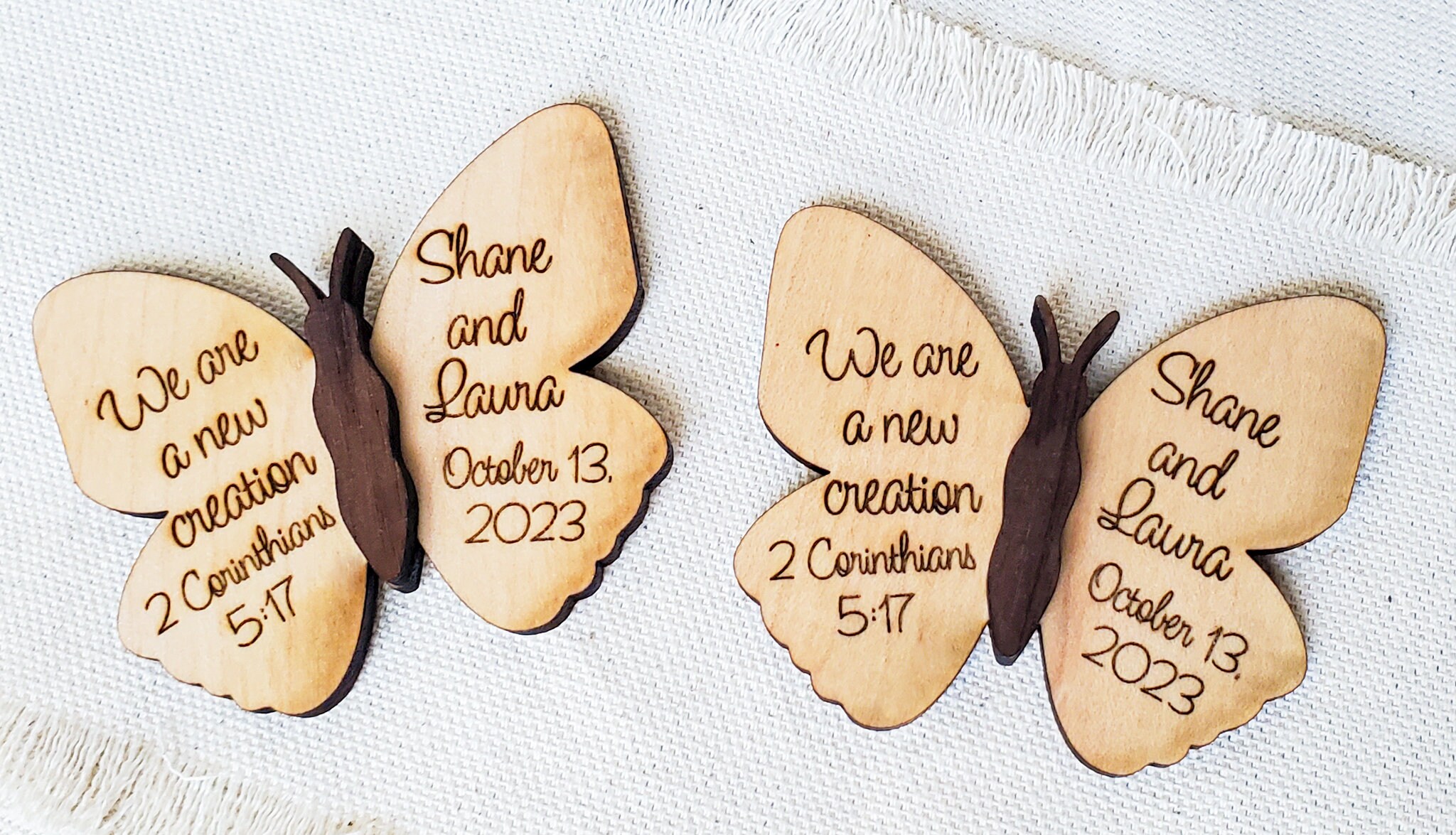 Butterfly Magnet Wedding Favors, Butterfly Wedding Gifts, Personalized ...