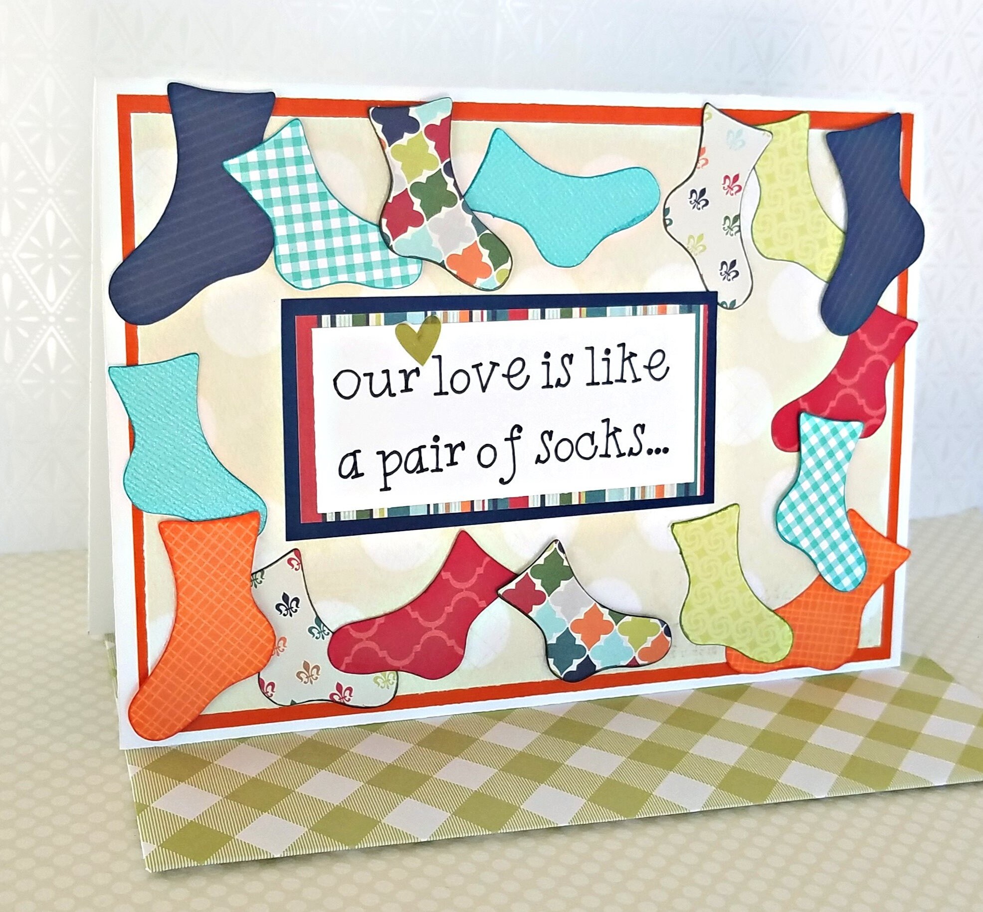 Perfect Match Anniversary Card, Socks Anniversary Card, Happy ...