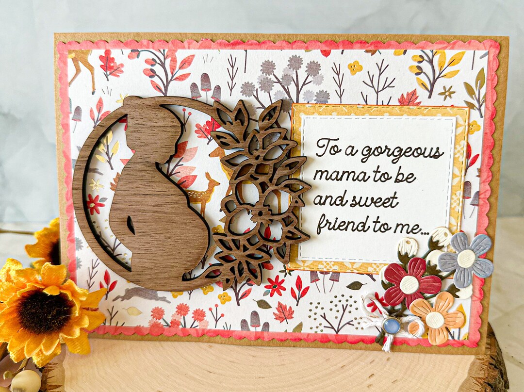 Mama to Be Baby Shower Card, Card for Mama to Be, Floral Baby Shower ...