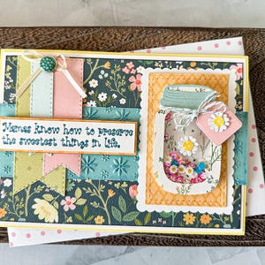 Mason Jar Mother's Day Card, Shaker Mother's Day Card, Mother's Day ...