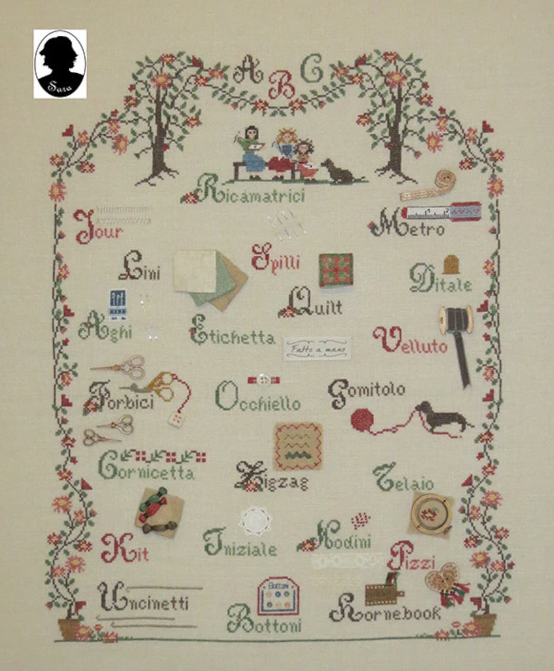 Embroidery ABC Pdf - Etsy