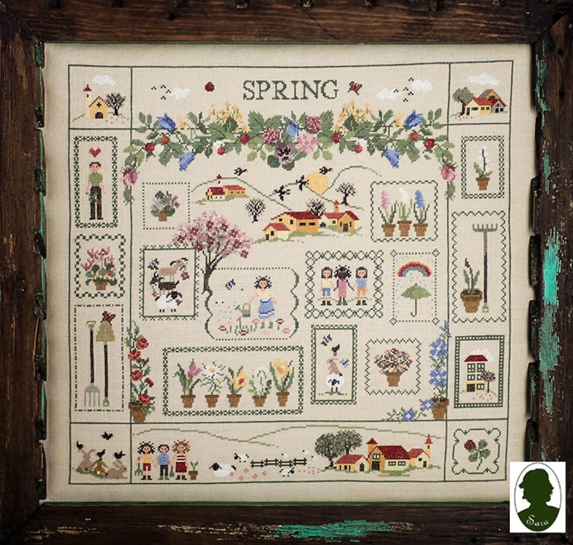 Spring Sampler Pdf - Etsy