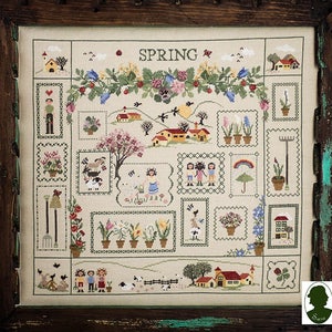 Spring Sampler Pdf - Etsy