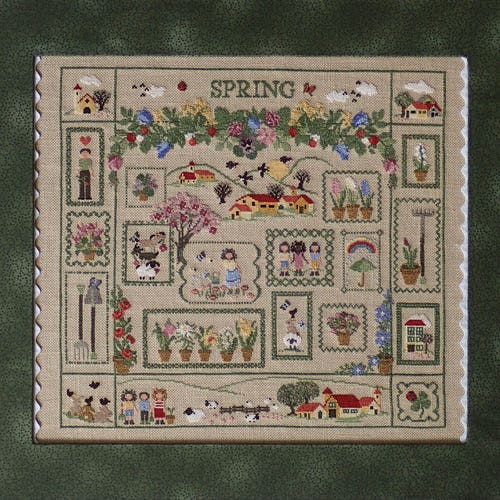 History Sampler Cross Stitch Pattern PDF Digital Pattern - Etsy