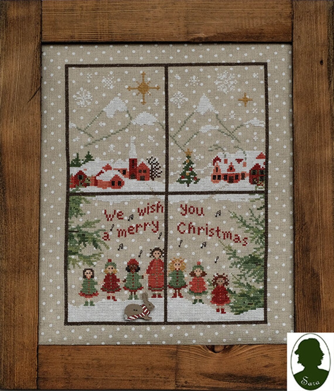 Christmas Window 5 Pdf - Etsy