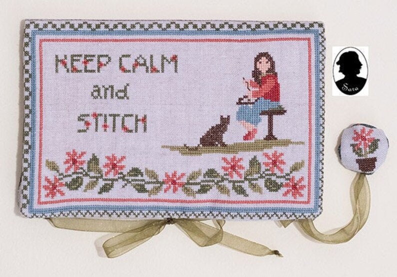 Pochette Keep Calm and Stitch Pdf - Etsy