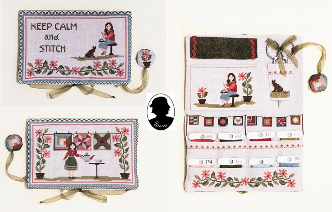 Pochette Keep Calm and Stitch Pdf - Etsy