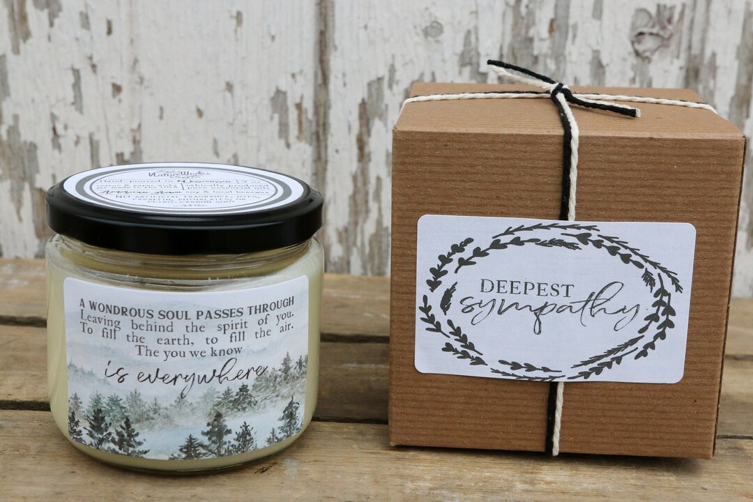 In Loving Memory - Bereavement Gift - Memorial Candle - Never Forgotten ...