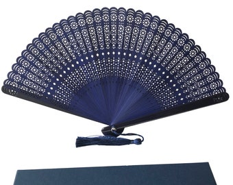 Wooden Hand Fan | Etsy