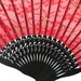 Vintage Red Lace Hand Fan Bamboo Ribs Folding Fans With a - Etsy UK