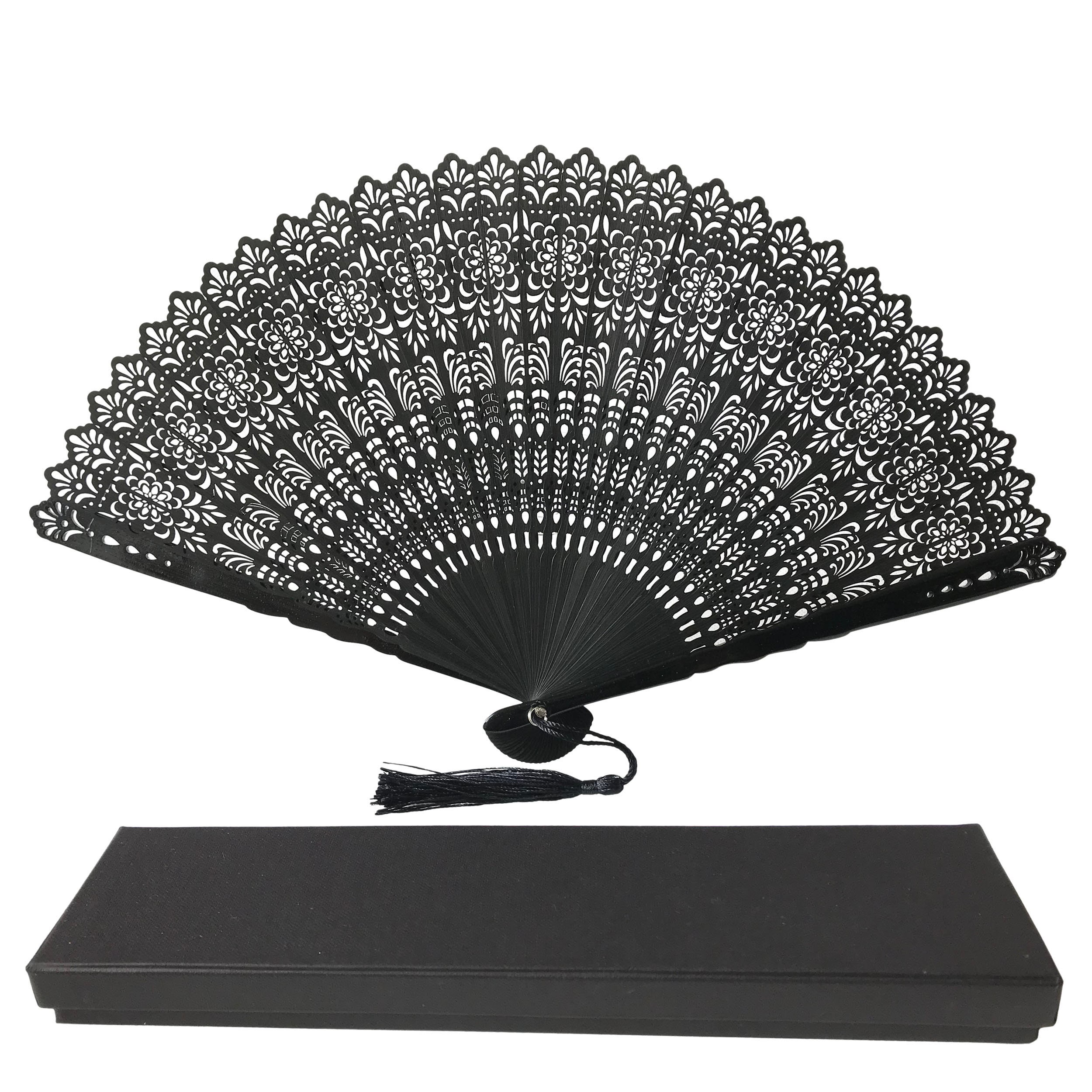 HIGH QUALITY RARE Wooden Patterns Engraved Hand Fan With a - Etsy UK