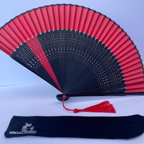 Red Fan - Etsy