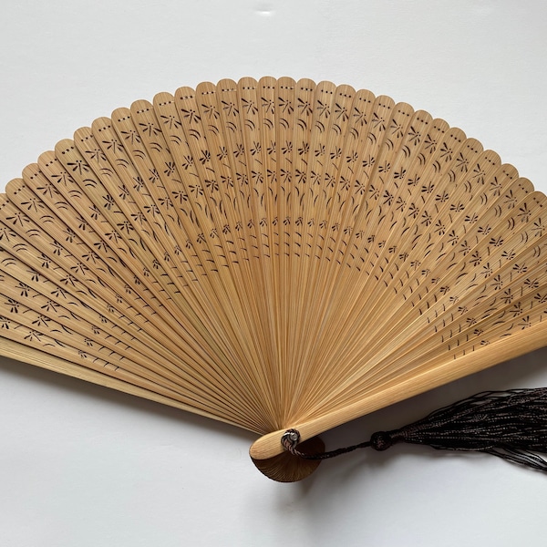 Wooden Hand Fan - Etsy